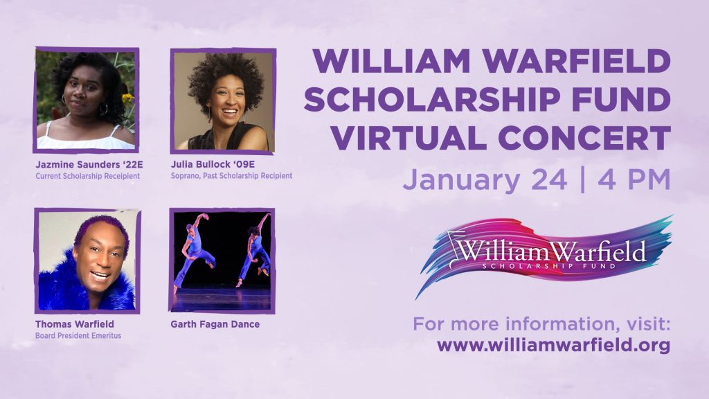 William Warfield Scholarship Fund 2021 Benefit Concert – William Warfield