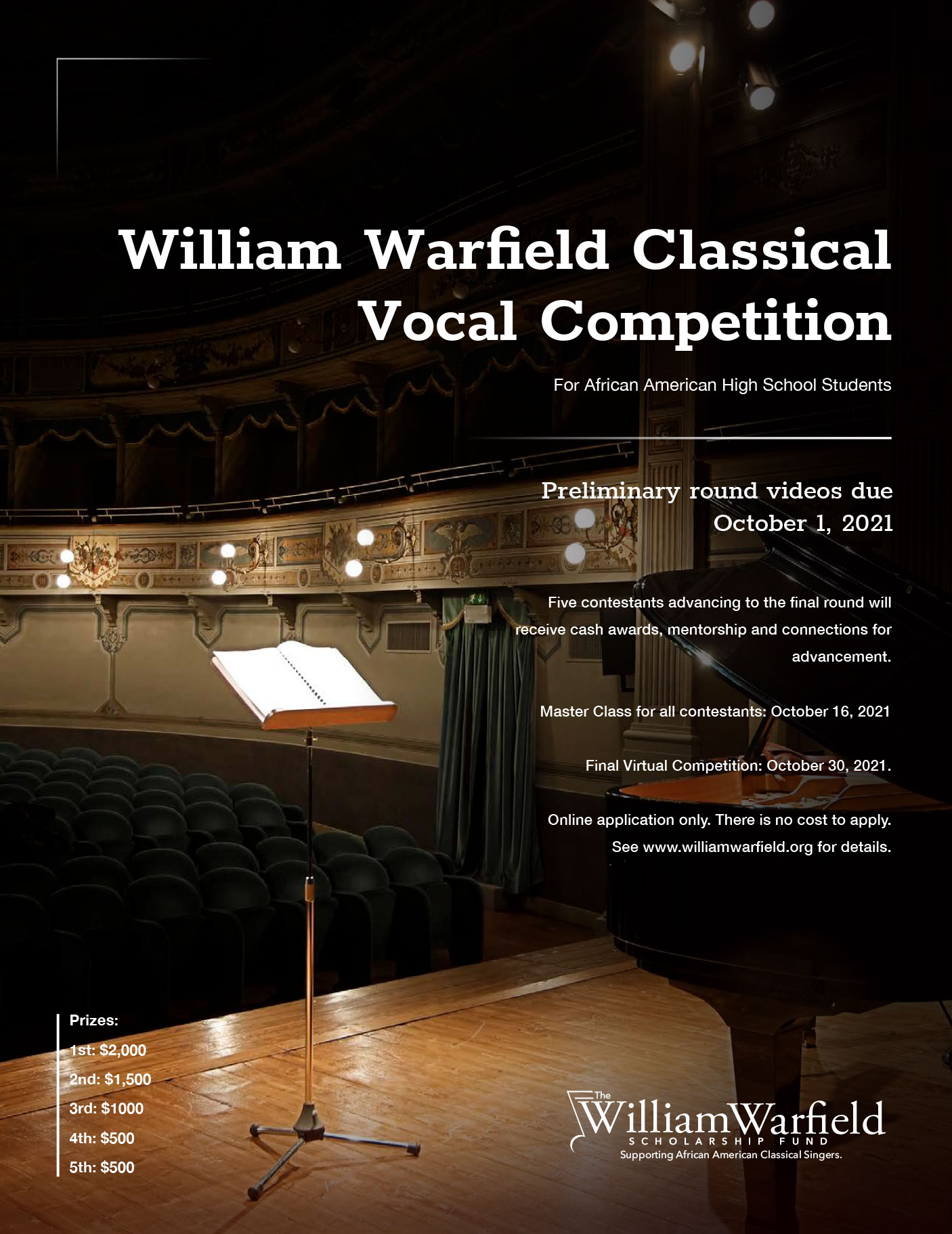 Classical Vocal Competition for African American High School Students ...